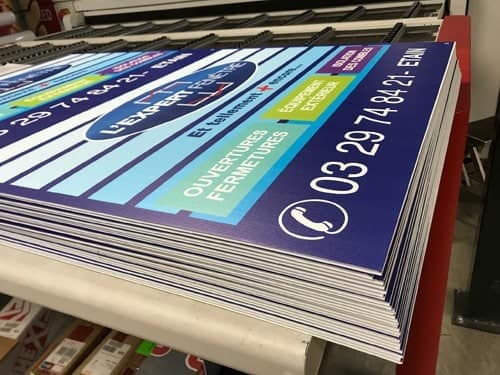 Le panneau akilux support d'impression économique | Alveo-print